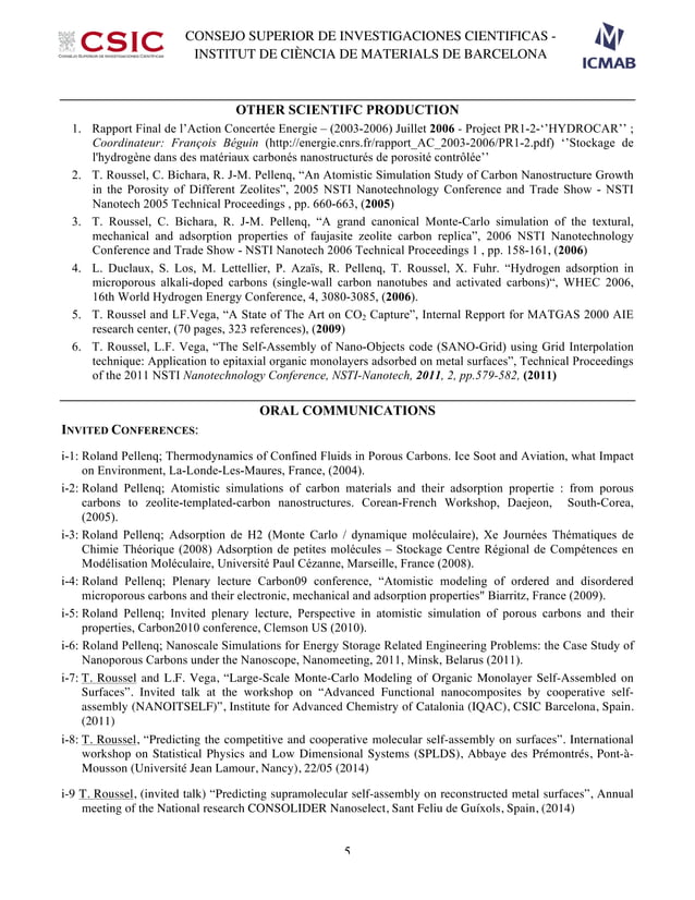 Thomas-Roussel-CV_11_09_2015.en | Chemistry | Science