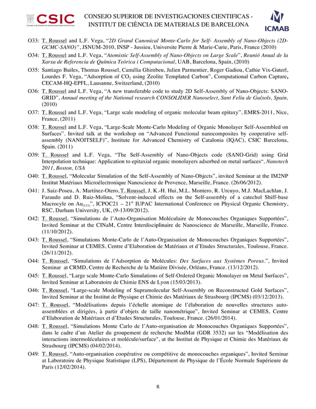 Thomas-Roussel-CV_11_09_2015.en | Chemistry | Science