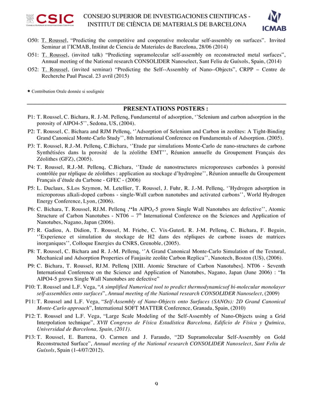 Thomas-Roussel-CV_11_09_2015.en | Chemistry | Science