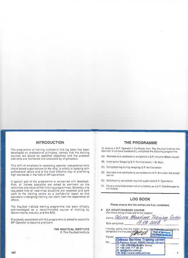 V.Cheban - NI DP Log Book | PDF