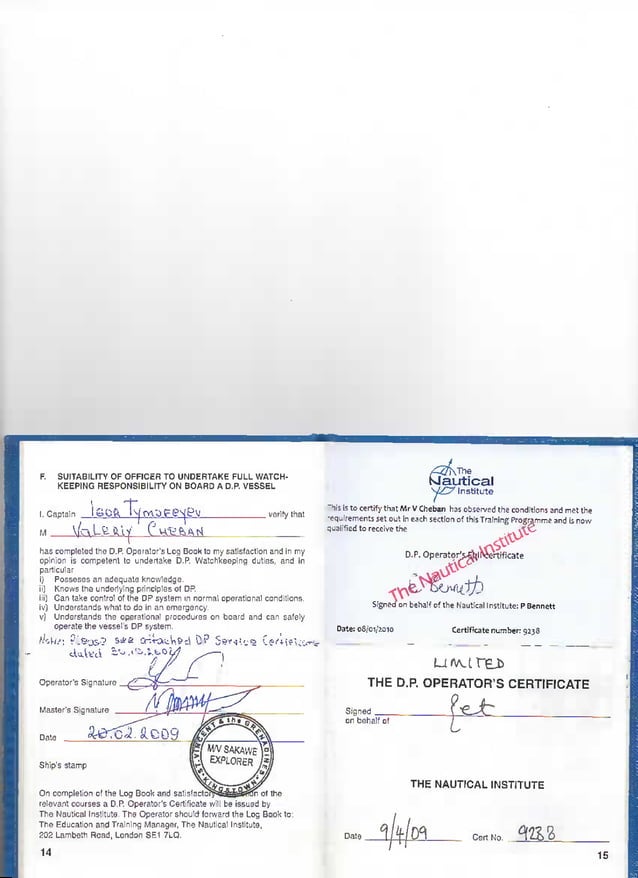 V.Cheban - NI DP Log Book | PDF