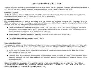 Certification | PDF | Professional School | Postgraduate Education