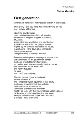 Literator December 2008 | PDF