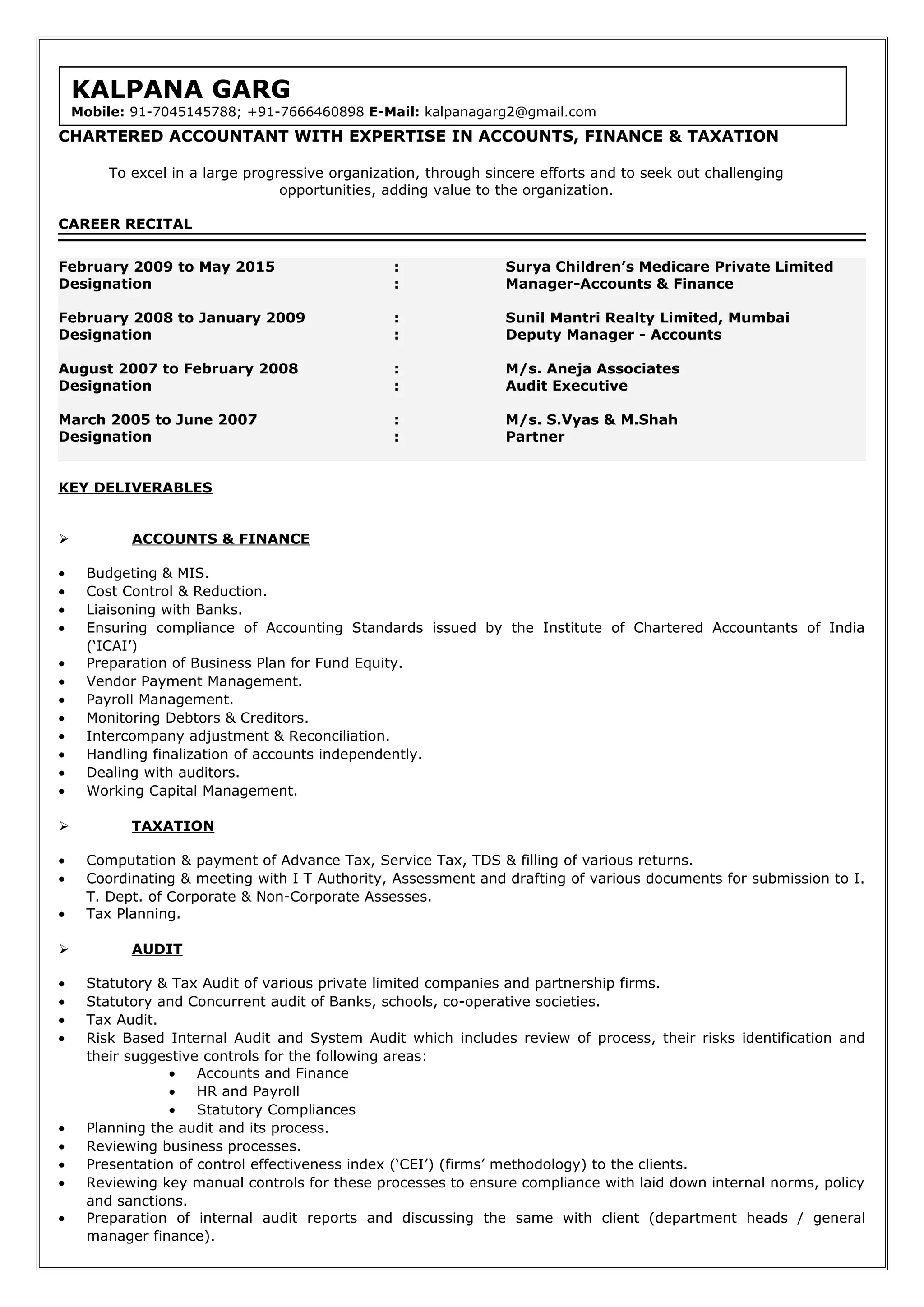 Kalpana CV (1) | PDF
