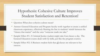 Cohesive Culture Through Faculty Partnerships | PPT
