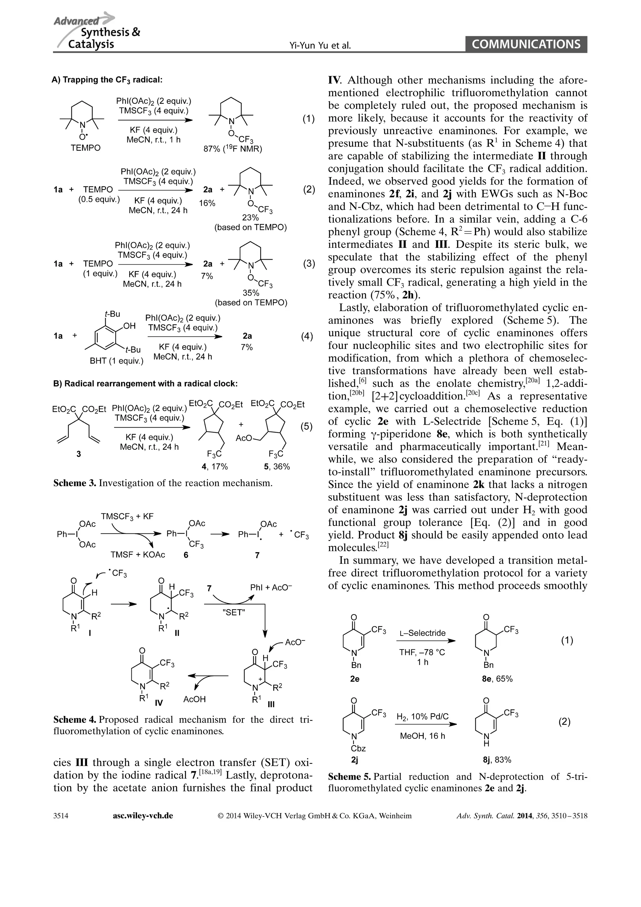 Adv Synth Catal | PDF