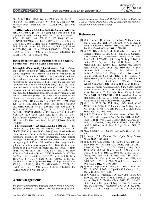 Adv Synth Catal | PDF