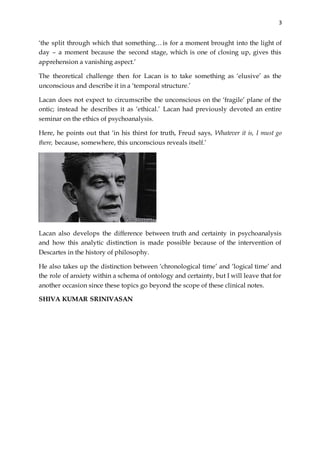 Jacques Lacan on the Subject of Certainty | DOCX