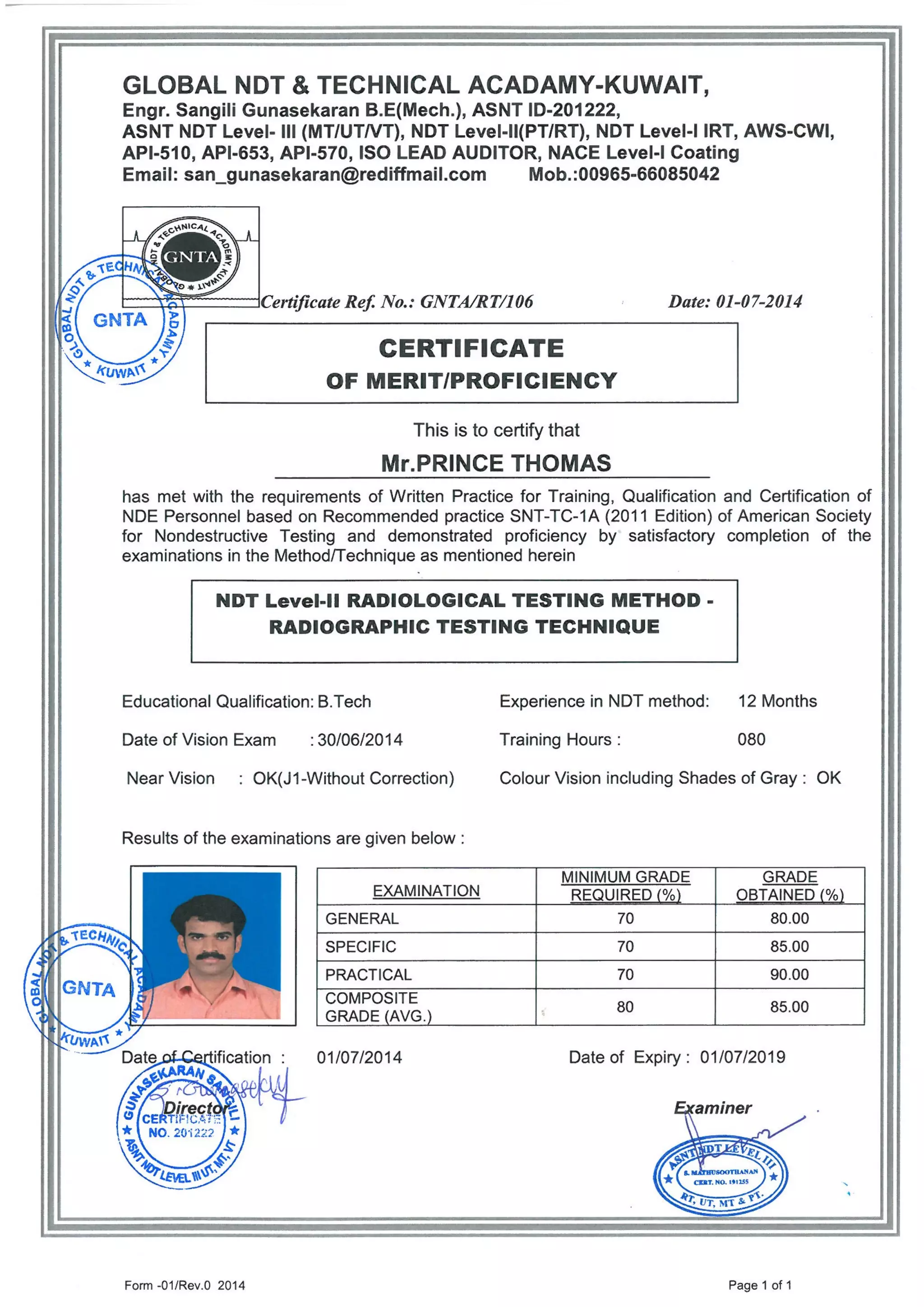 CSWIP,QMS&NDT CERTIFICATES | PDF