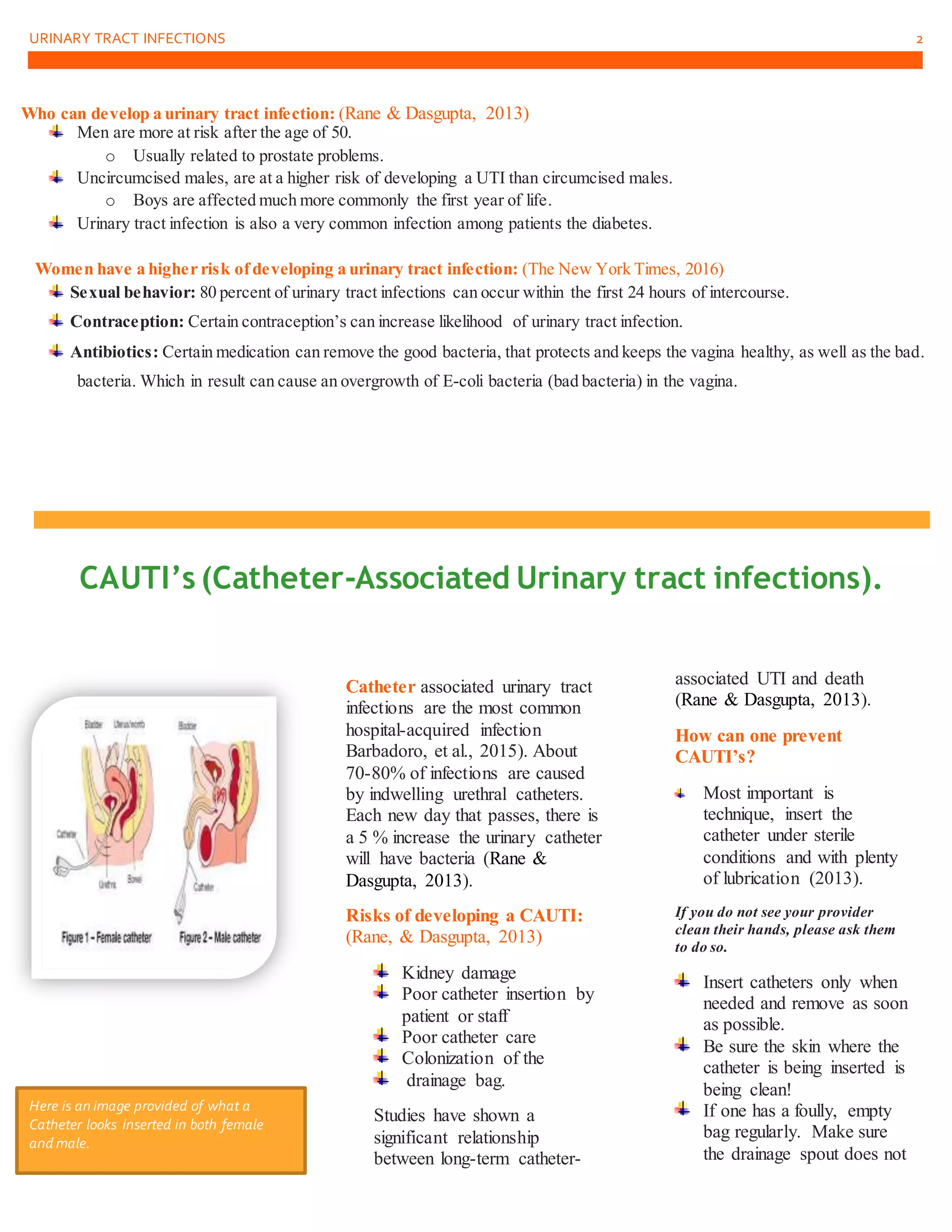 Patient education Urinary Tract Infection | DOCX