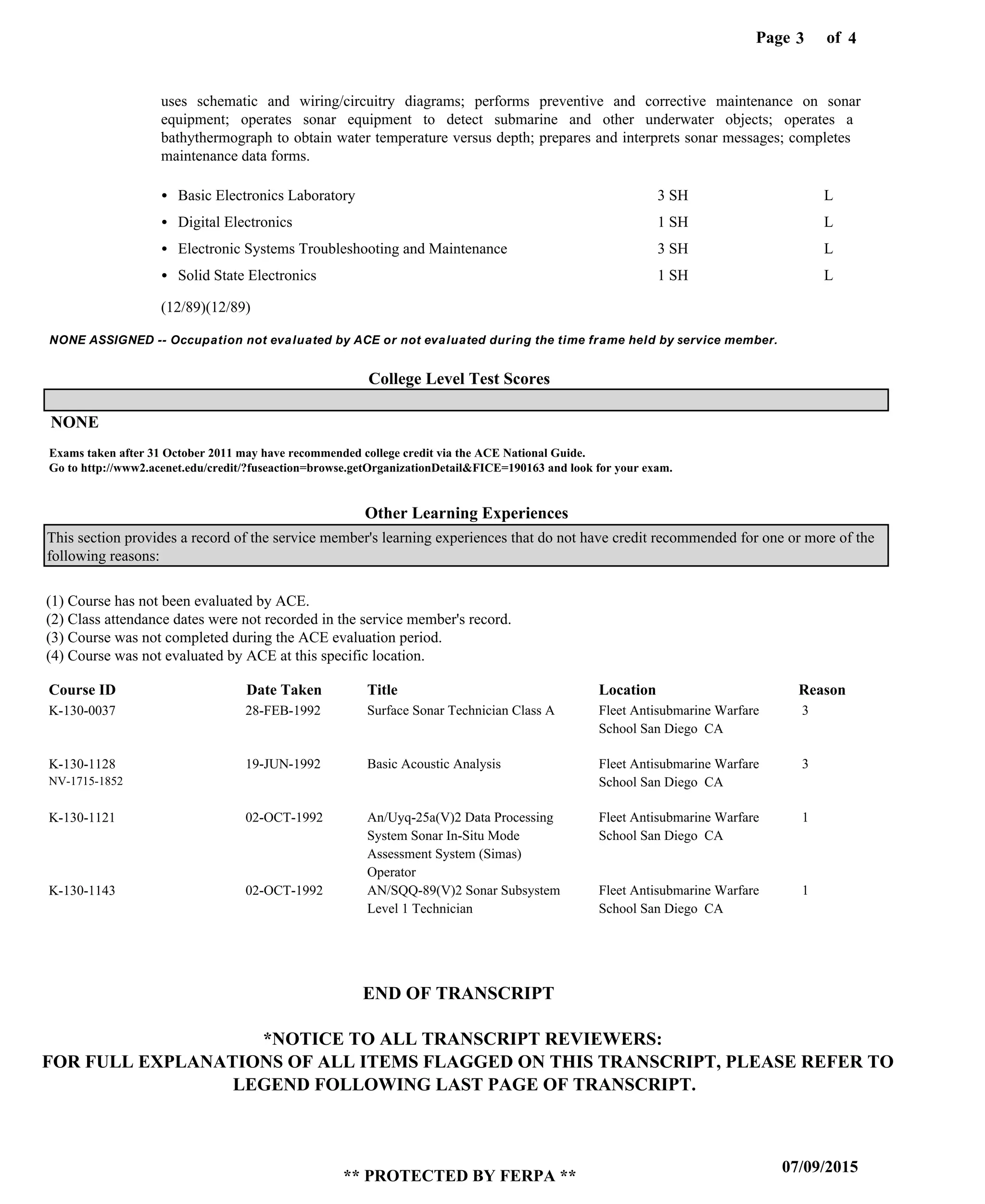 Navy-Transcripts | PDF