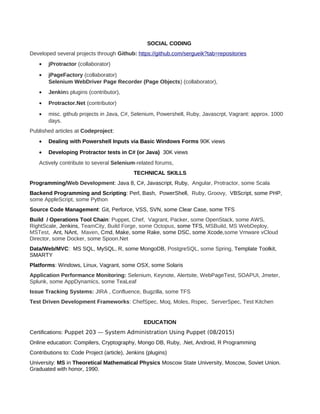 Serguei_Kouzmine_Resume | DOC