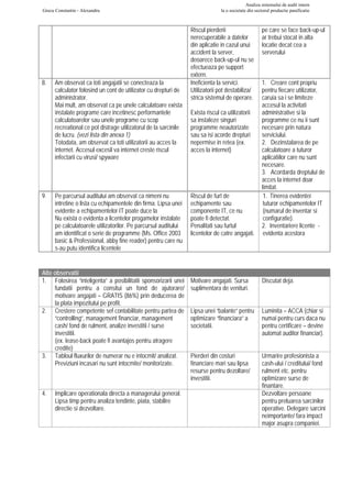 Analiza unui sistem de audit intern | PDF