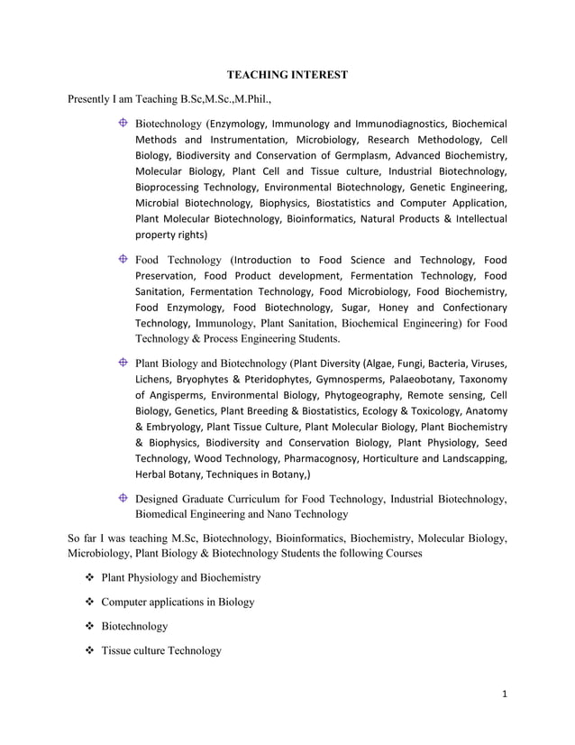 15b.Teaching interest | PDF