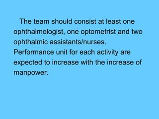 Eye Care Camps- Need and Assessments | PPT