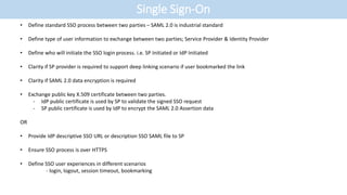 SSO - Presentation | PPTX