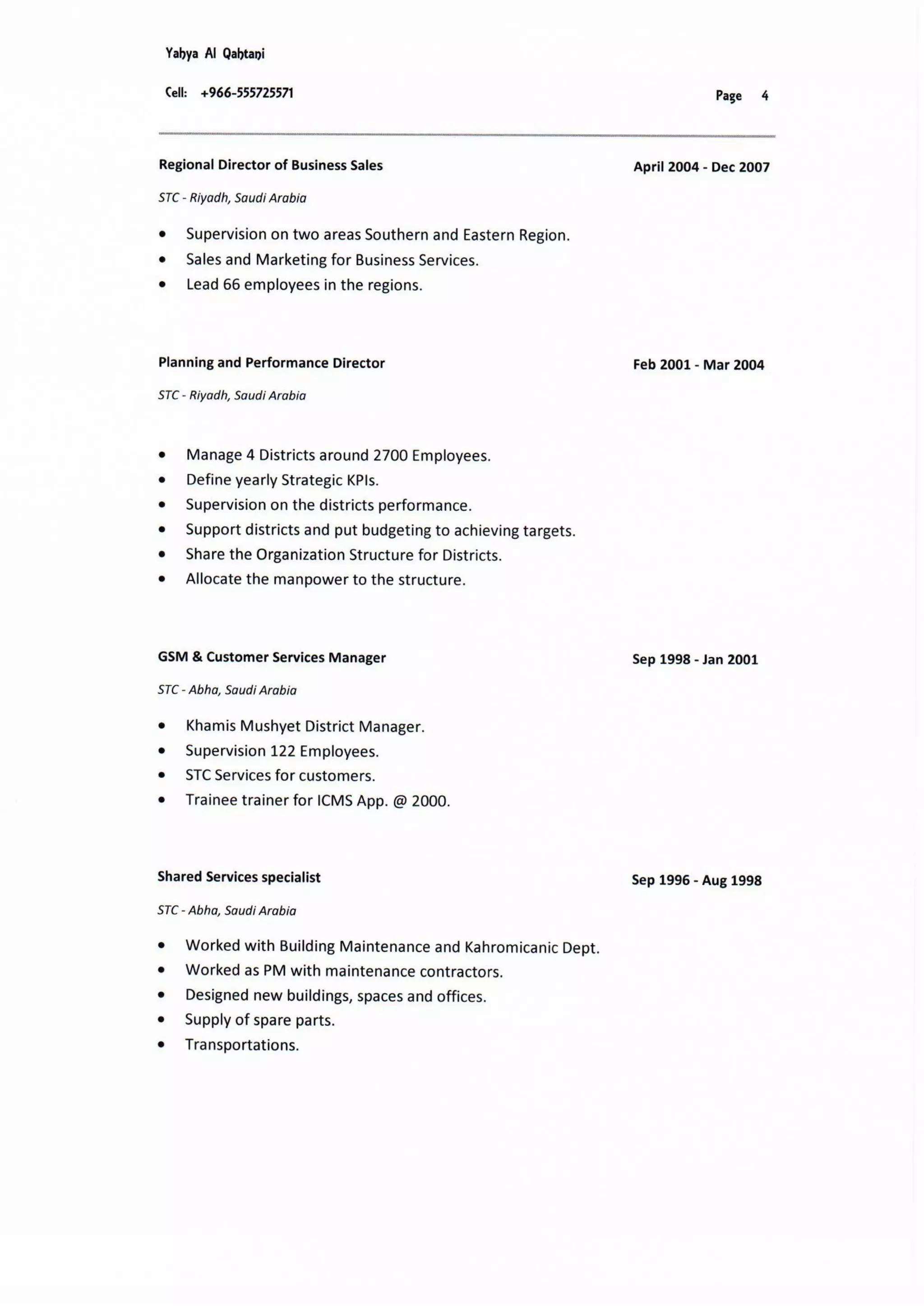 Yahya Al Qahtani - CV | PDF