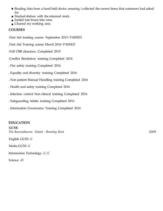 becky Mason CV 1 | DOCX