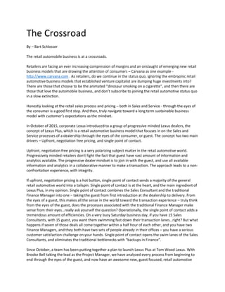 The Crossroad | PDF