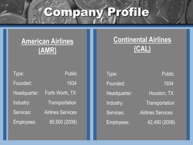 Airlines Financial Analysis | PPT