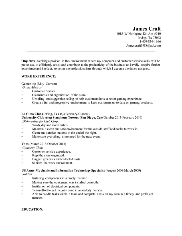 James Craft 8-3 | PDF