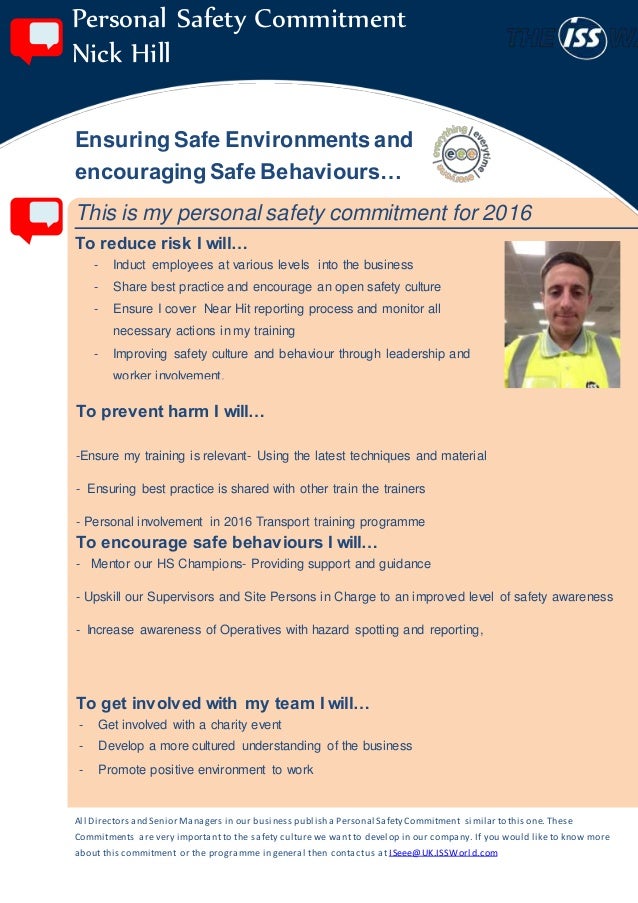 Nick Hill Personal Safety Commitment 2016 nick-hill-personal-safety-commitment-2016
