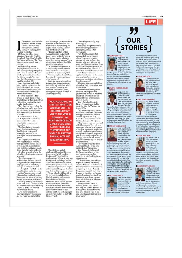 Multicultural Homebush Boys School | PDF