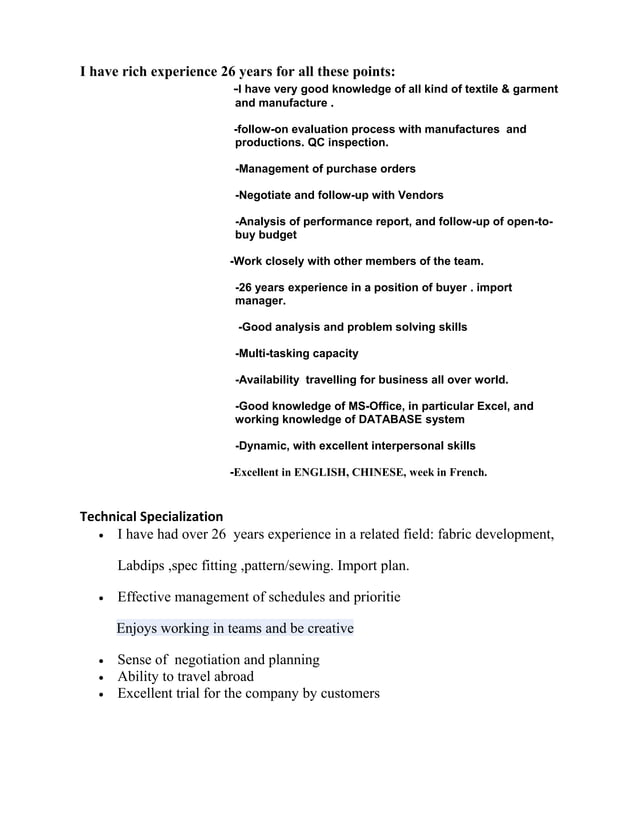 XIAO PING LIU CV | DOC