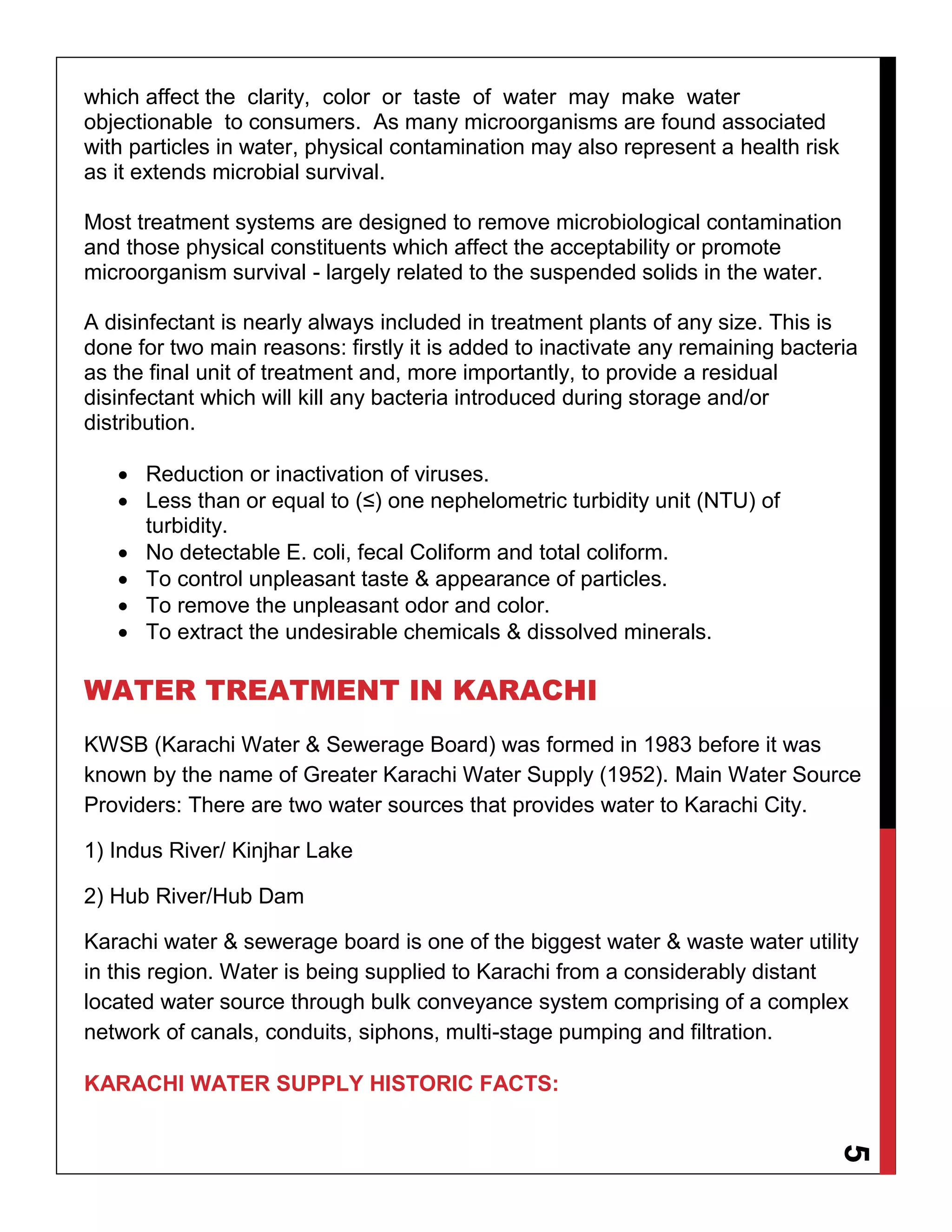 Water treatment plant | PDF