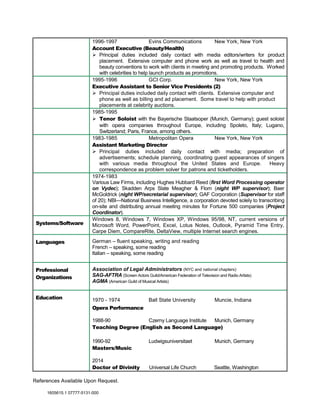 dms resume 2015 | PDF