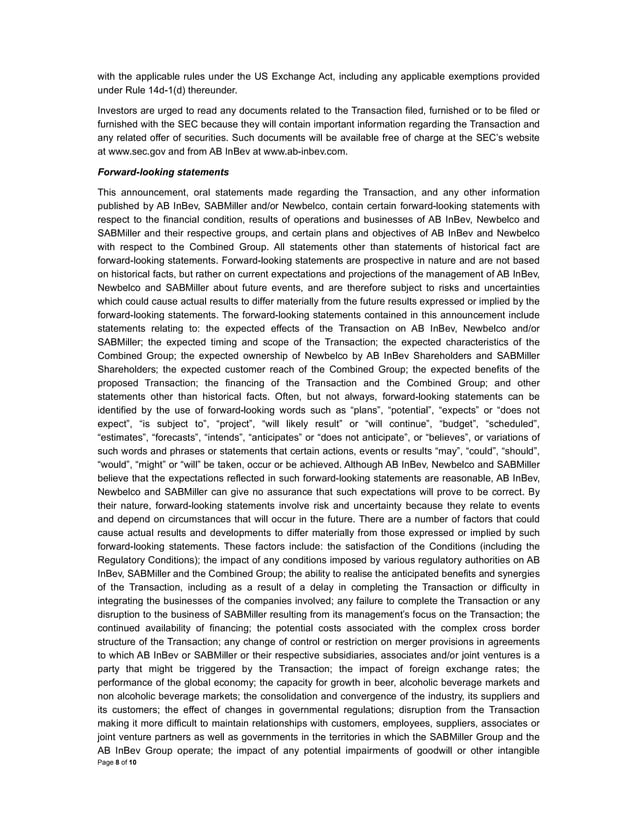 Publication-of-the-Scheme-Document-and-the-AB-InBev-Transaction ...