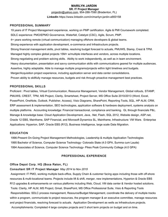 MJResume_2016New | PDF