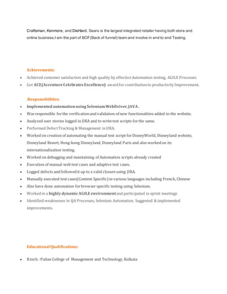 Sudeep_Automation_resume | PDF