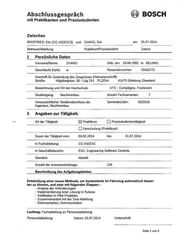 internship_evaluation_Bosch | PDF