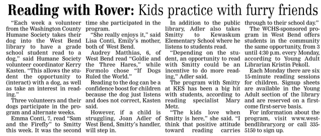 Reading with Rover - WDN | PDF