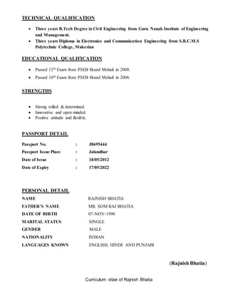 bhatia resume (1) | PDF