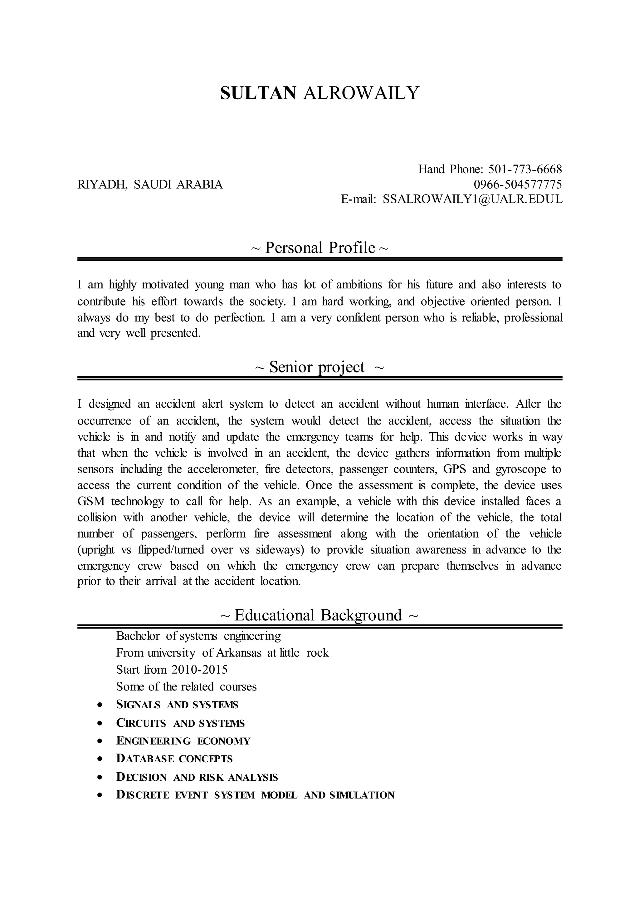 sultan resumee (1) | DOCX