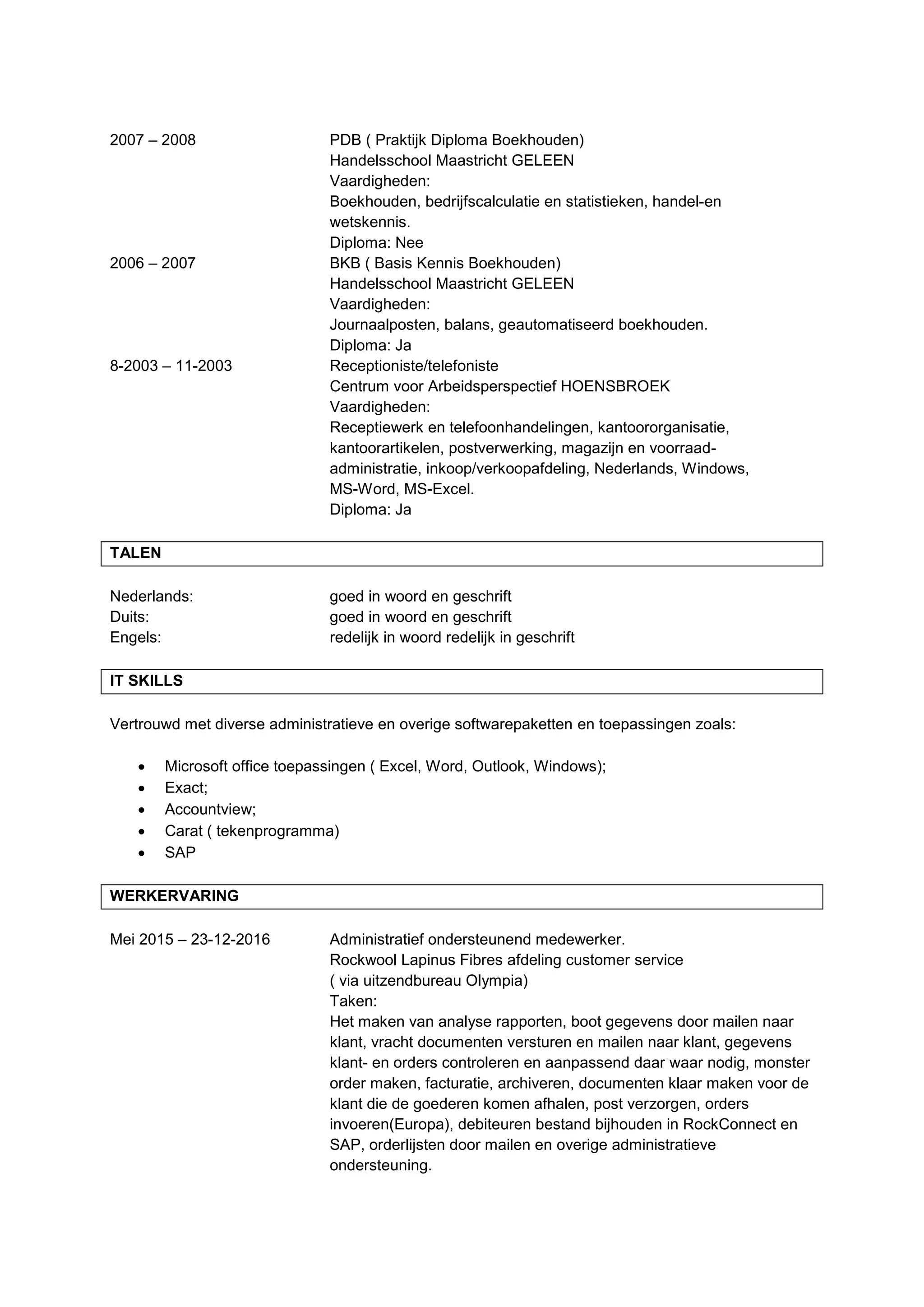 Curriculum Vitae | PDF