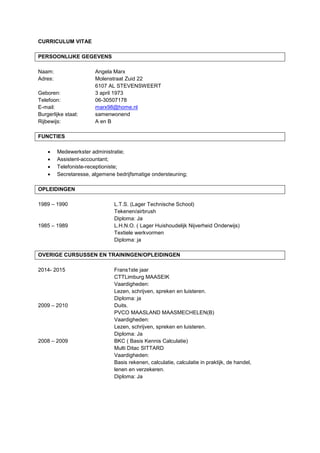 Curriculum Vitae | PDF