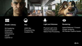 How HDRP unlocks graphics – Unite Copenhagen 2019 | PPTX