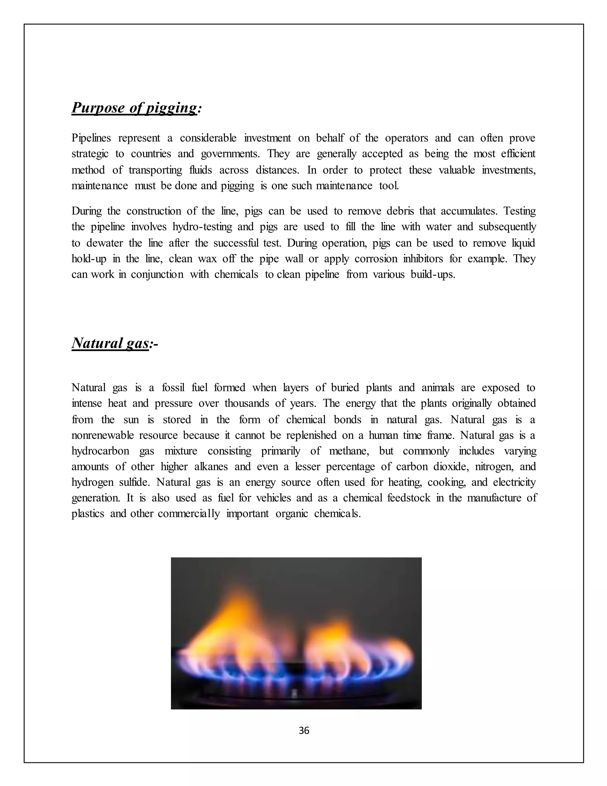 SSGC INTERNSHIP REPORT | DOCX