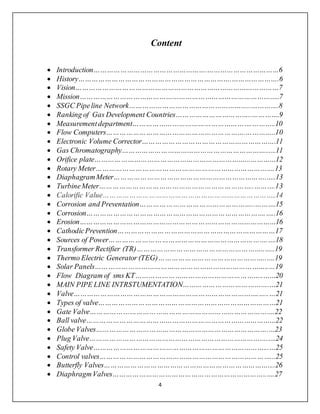 SSGC INTERNSHIP REPORT | DOCX