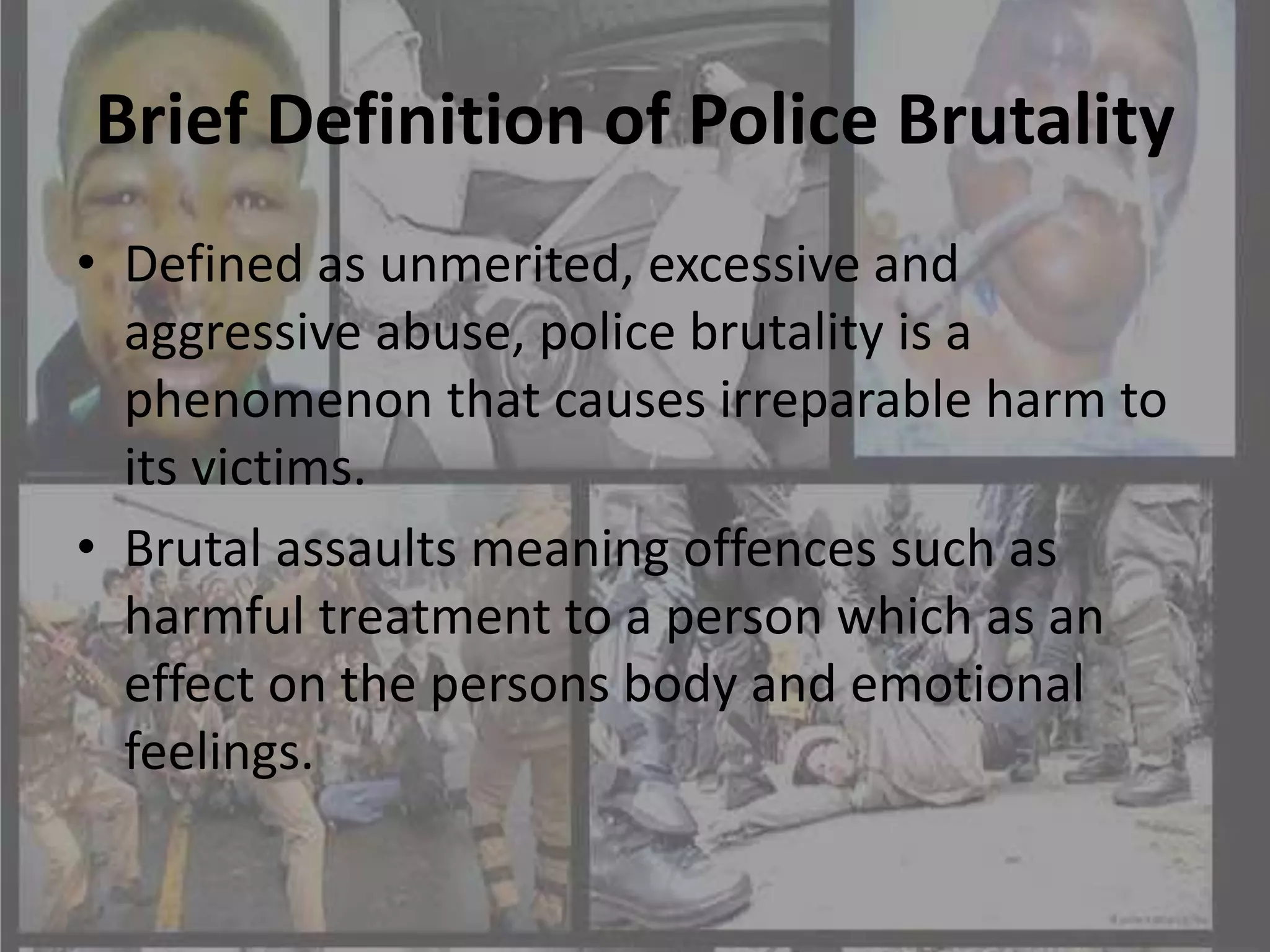 Police Brutality in Papua New Guinea | PPTX