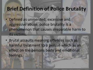 Police Brutality in Papua New Guinea | PPTX