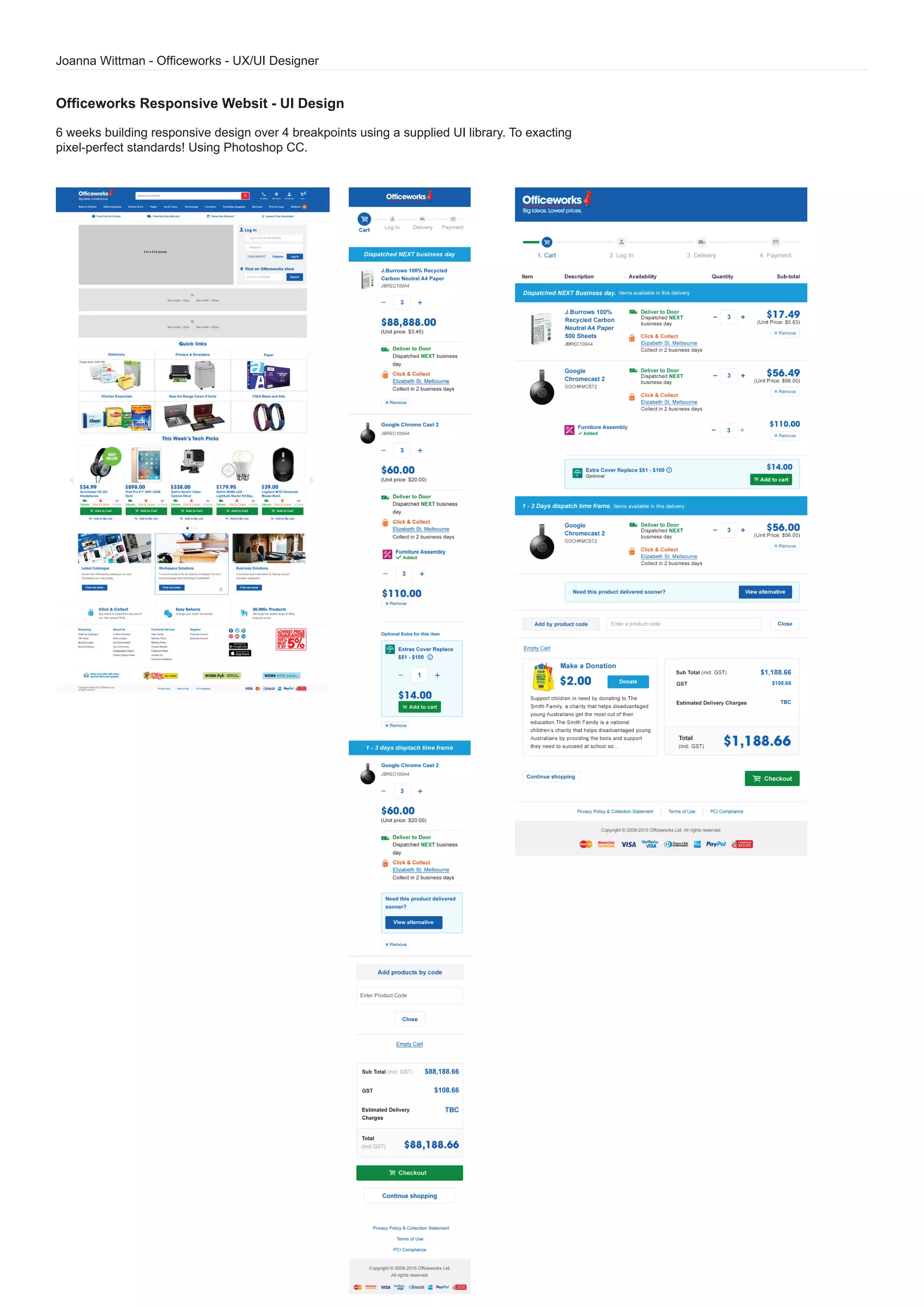 UX:UI at Officeworks_Jo Wittman | PDF