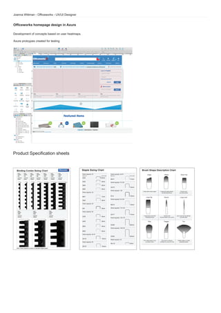 UX:UI at Officeworks_Jo Wittman | PDF