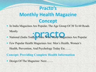 CSR And An Idea For Practo | PPTX | Children\'s Health | Healthy Living