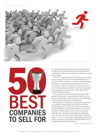 Selling Power Top 50 2014 | PDF