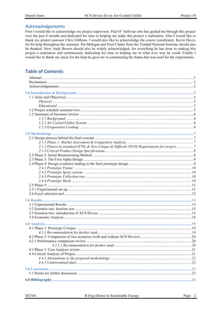 Evaporative Cooling Device for an Air Cooled final | PDF
