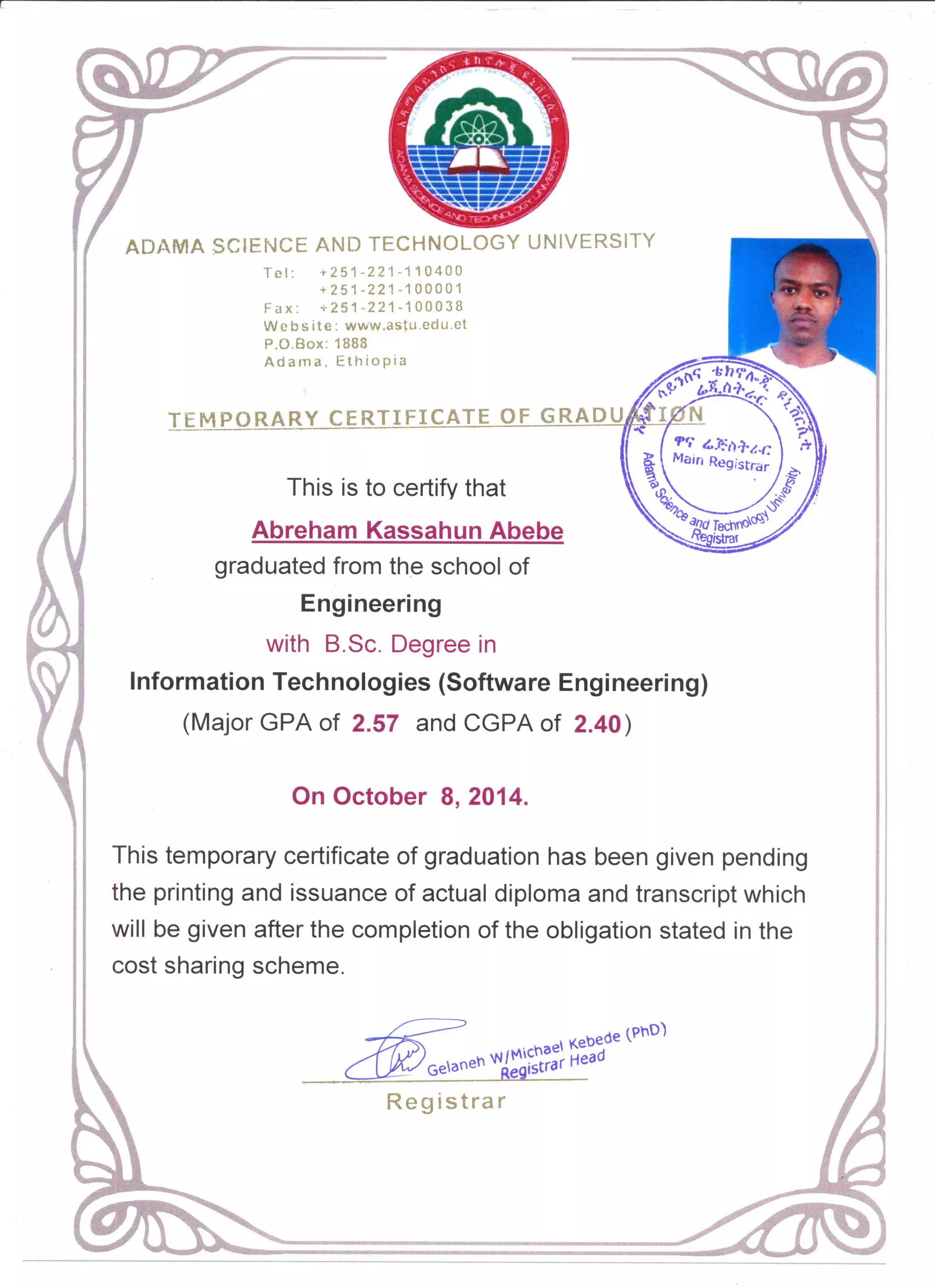 Bachelor Degree | PDF